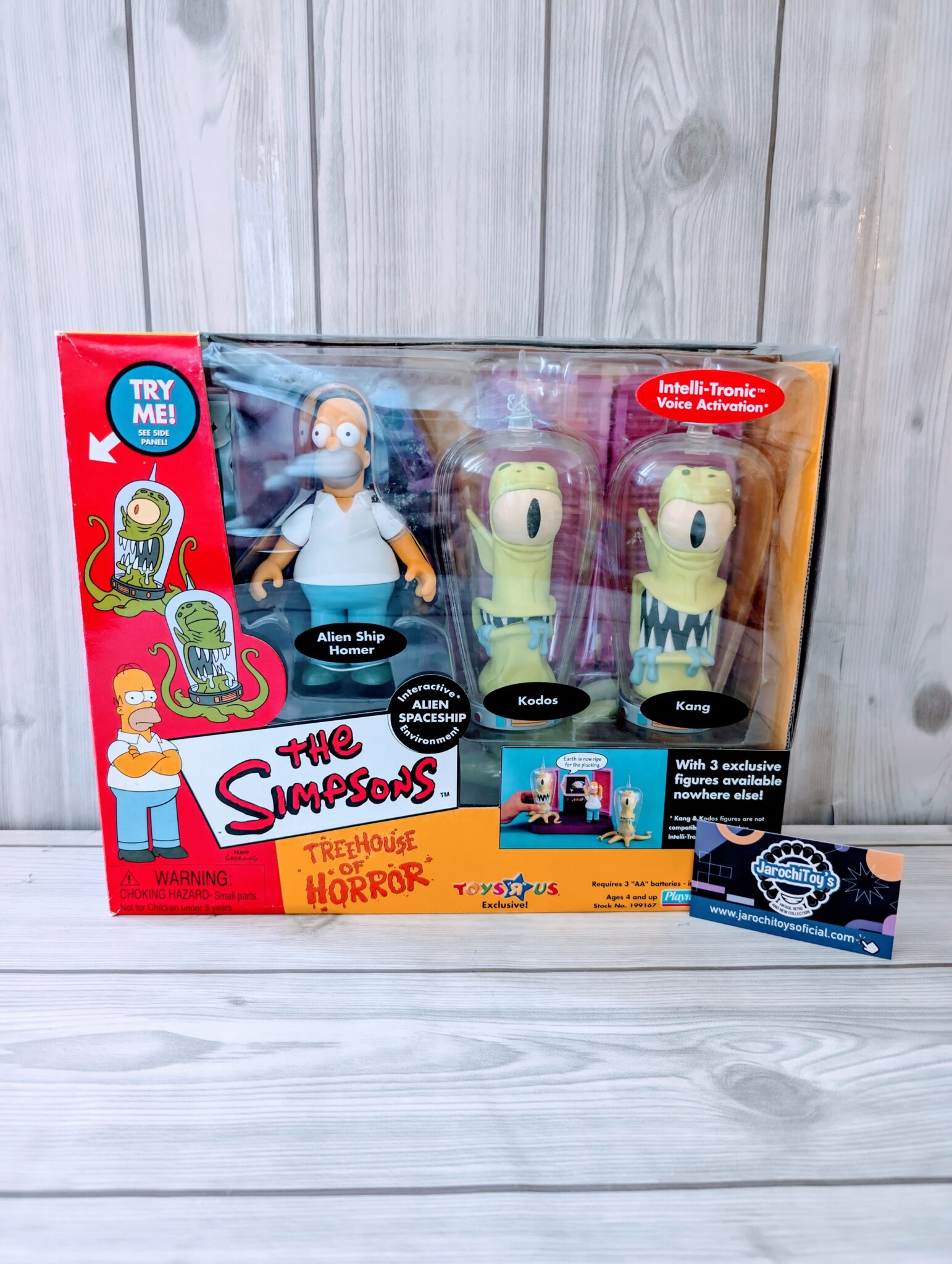 PLAYMATES SIMPSONS HOMERO, KODOS Y KANG PLAYSET INTERACTIVO ALIEN SHIP ...